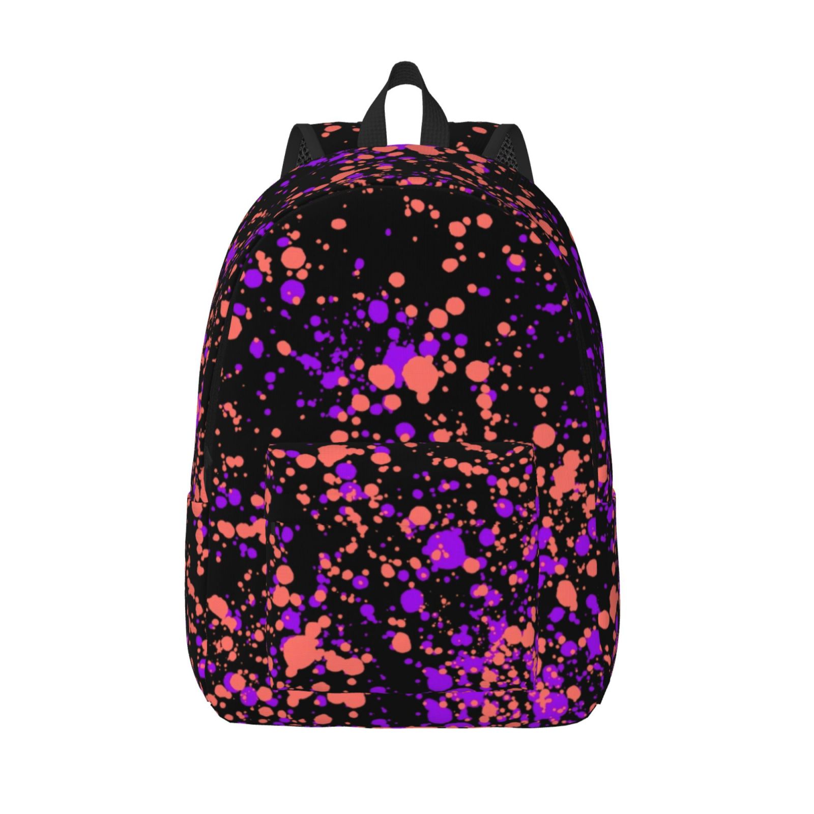 Glow in Dark Splatter Neon Backpack for Men Women Laptop Backpack ...