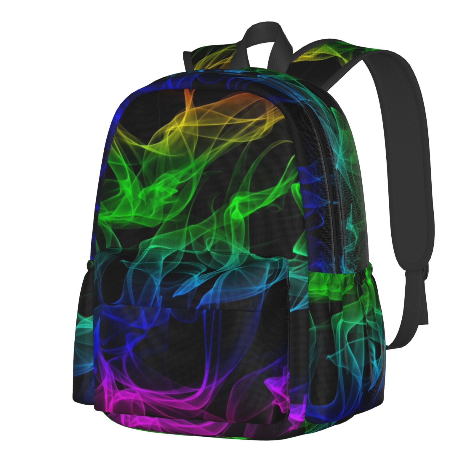 Glow in Dark Splatter Neon Backpack for Men Women Laptop Backpack ...