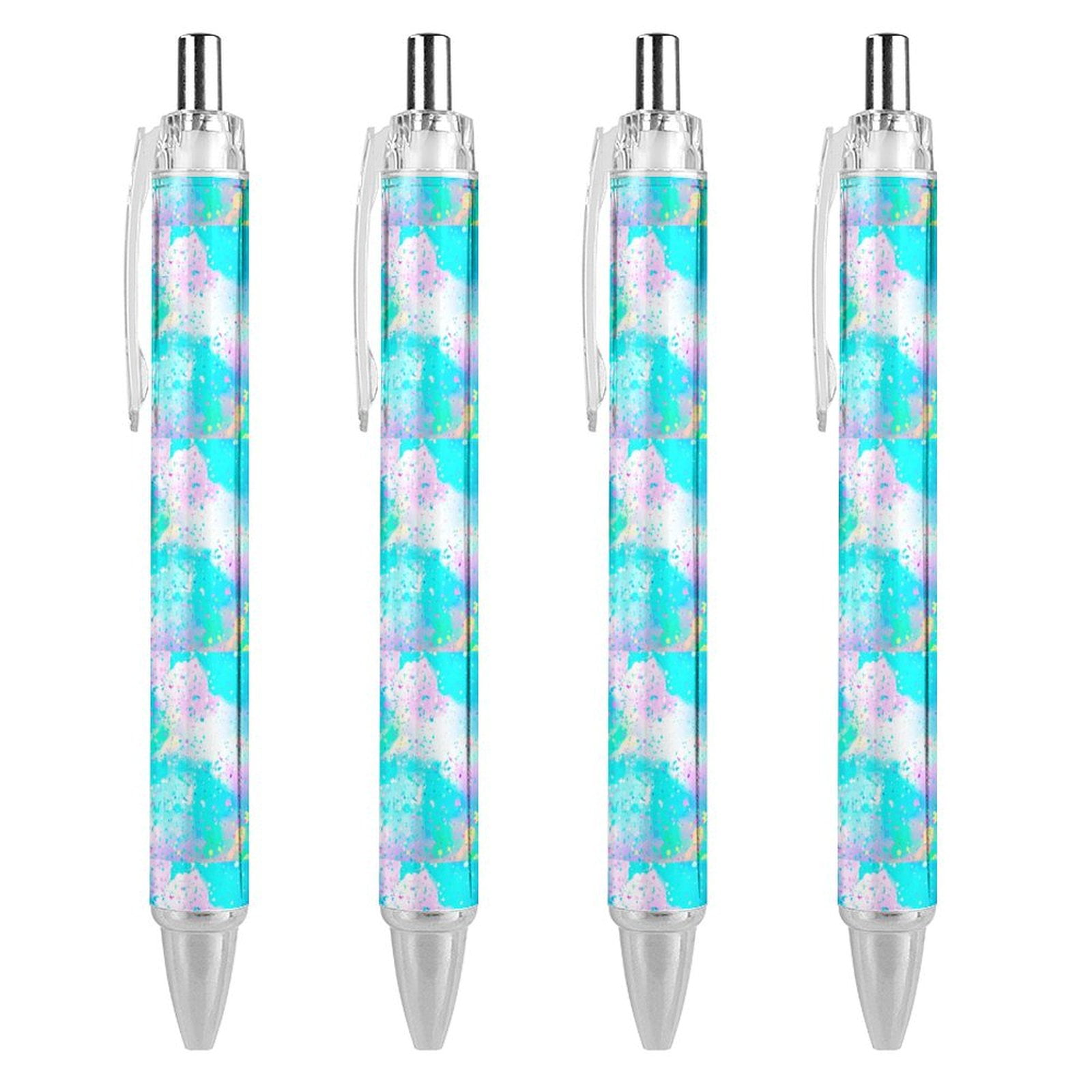 Glow in Dark Splatter Neon Colorful Splatter Print Ballpoint Pen ...