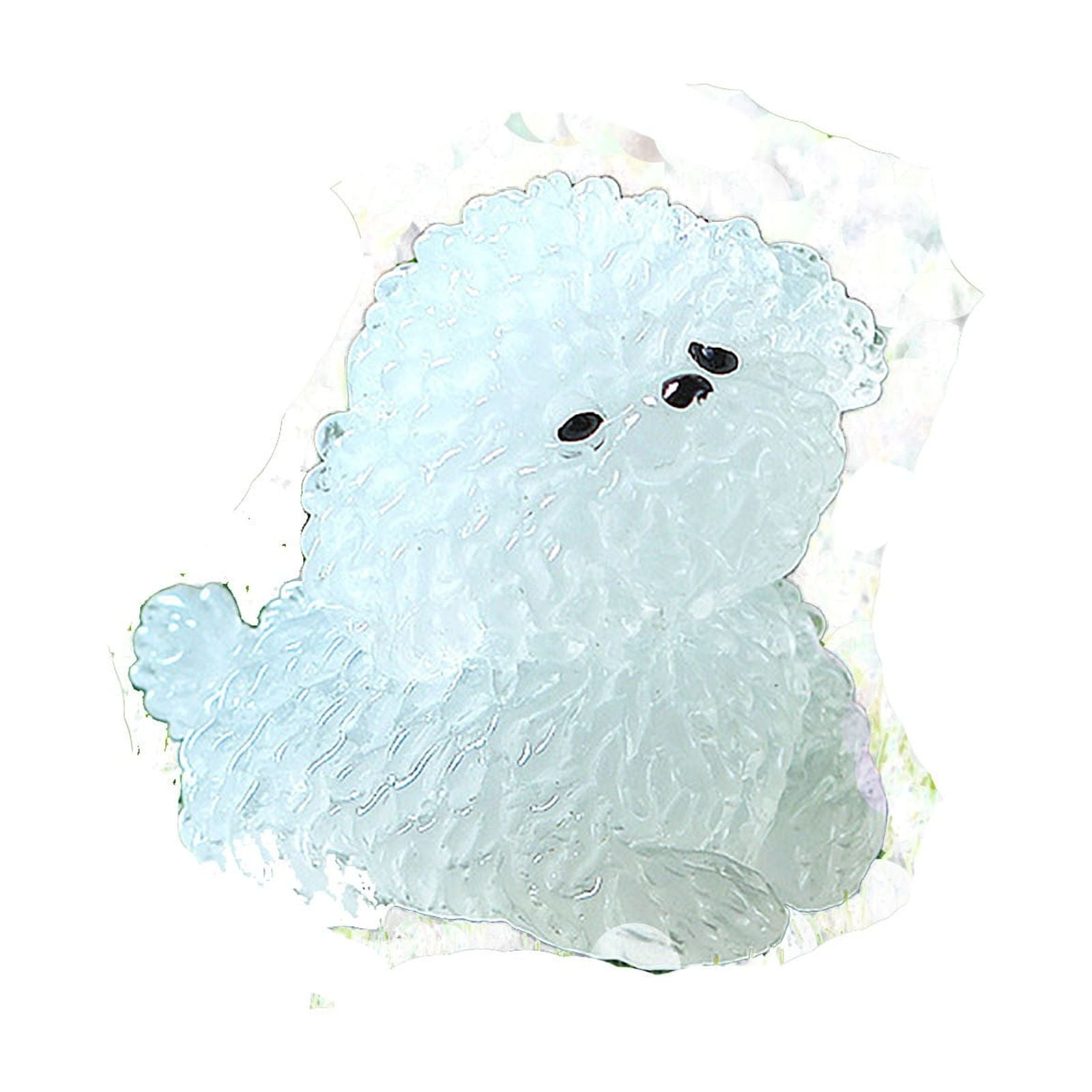 Glow-in-The-Dark Cute Puppy, Mini Resin Dogs, Mini Dog Figurines Decor ...