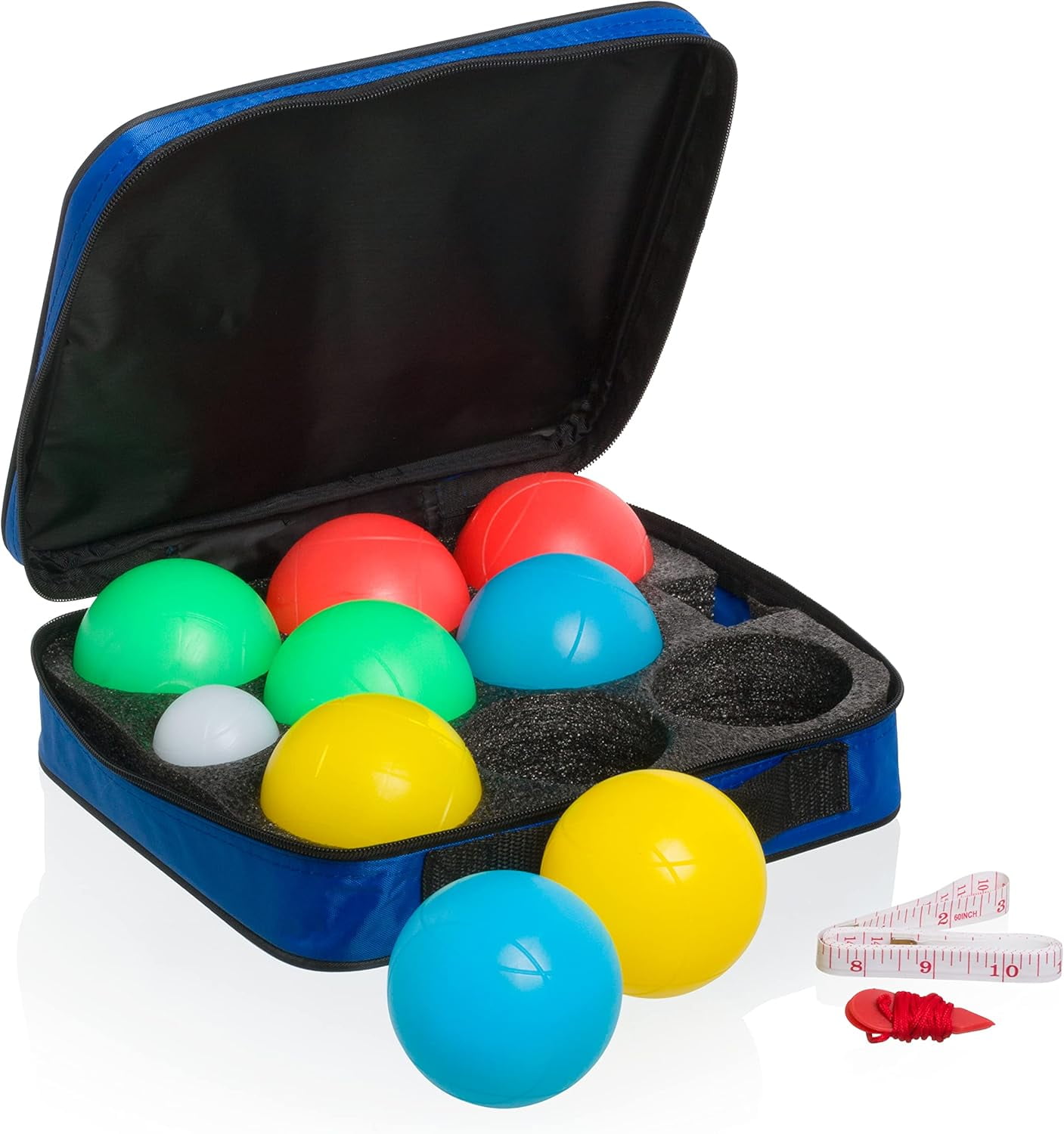 Glow in The Dark LED Day Night Lighted Bocce Ball Set Choose 107mm or ...