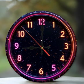 Glow Dark Clocks for Home Decor with Luminous and Decorative Designs