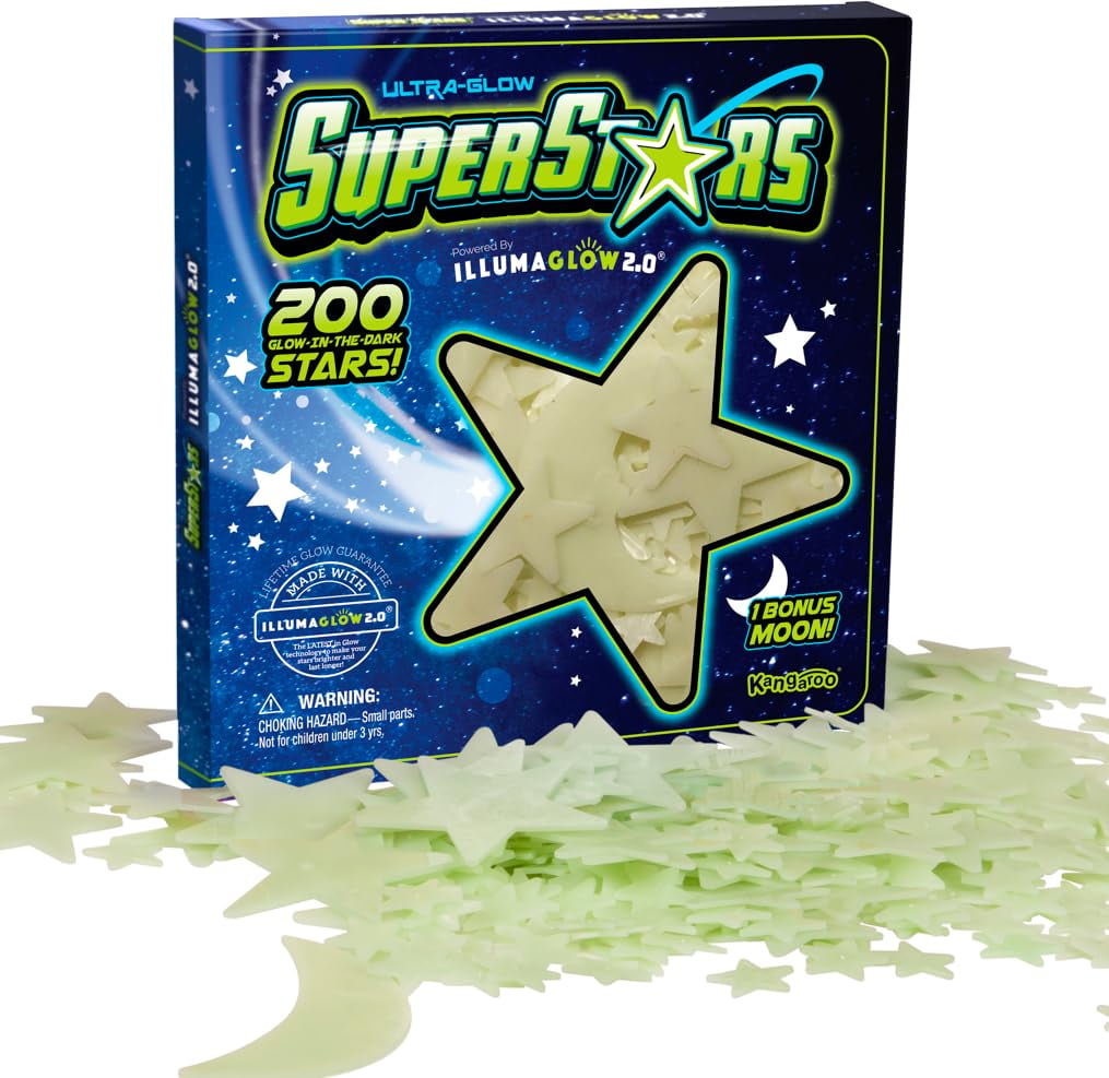 Glow in The Dark Stars - Includes Installation Material and Star map ...