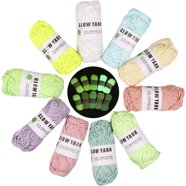 Craftbud 24pc Worsted Crochet Yarn, Multi-Colored Acrylic Hand Knitting ...