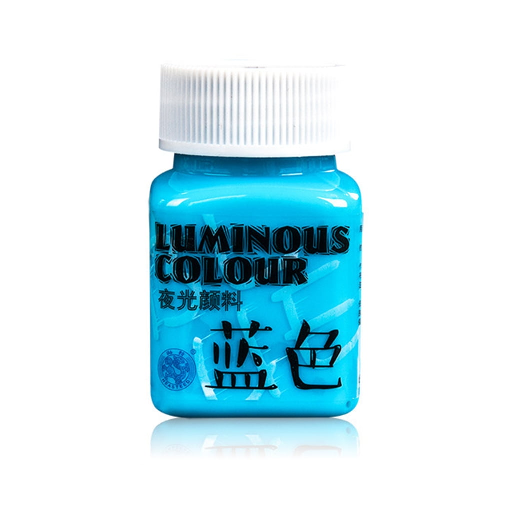 Glow in the Dark Acrylic Paint Fluorescent Paint for Rock Neon Craft ...