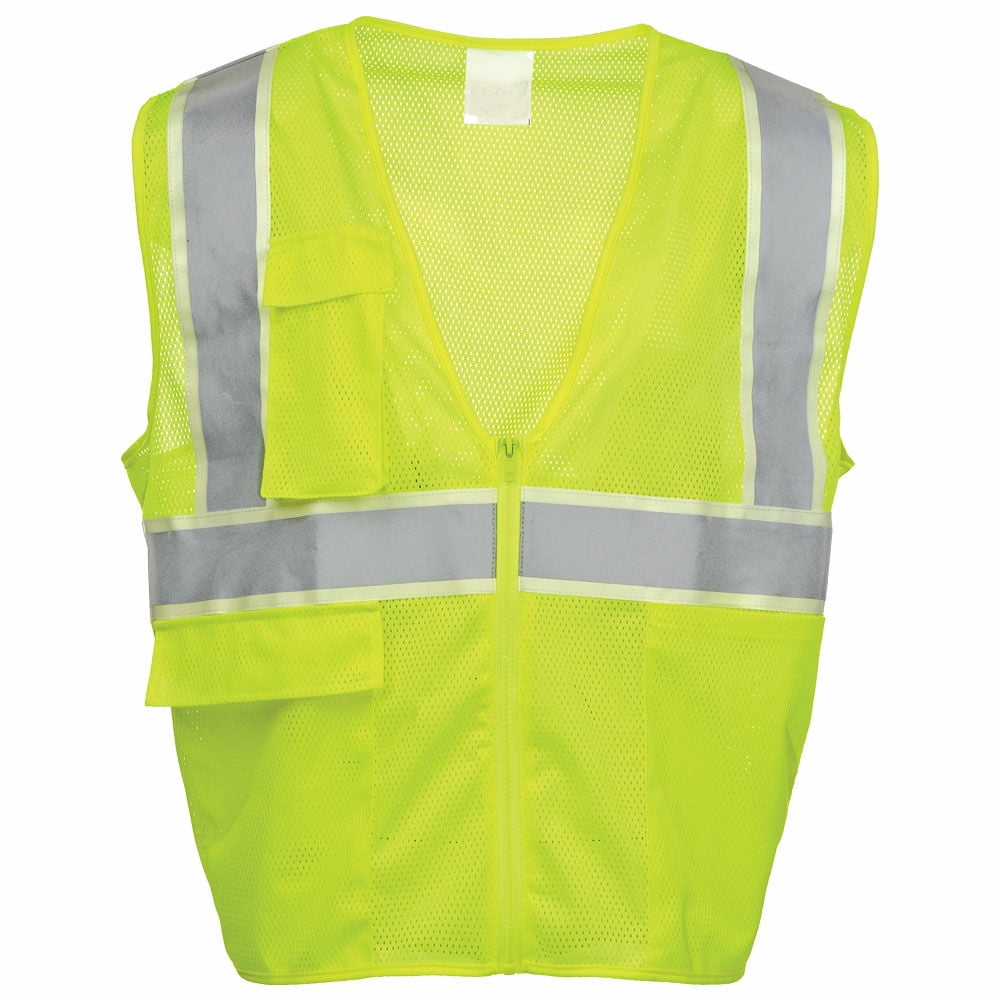 Glow in the Dark High Vis Safety Vest, Type R Class 2, 2XL/3XL ...