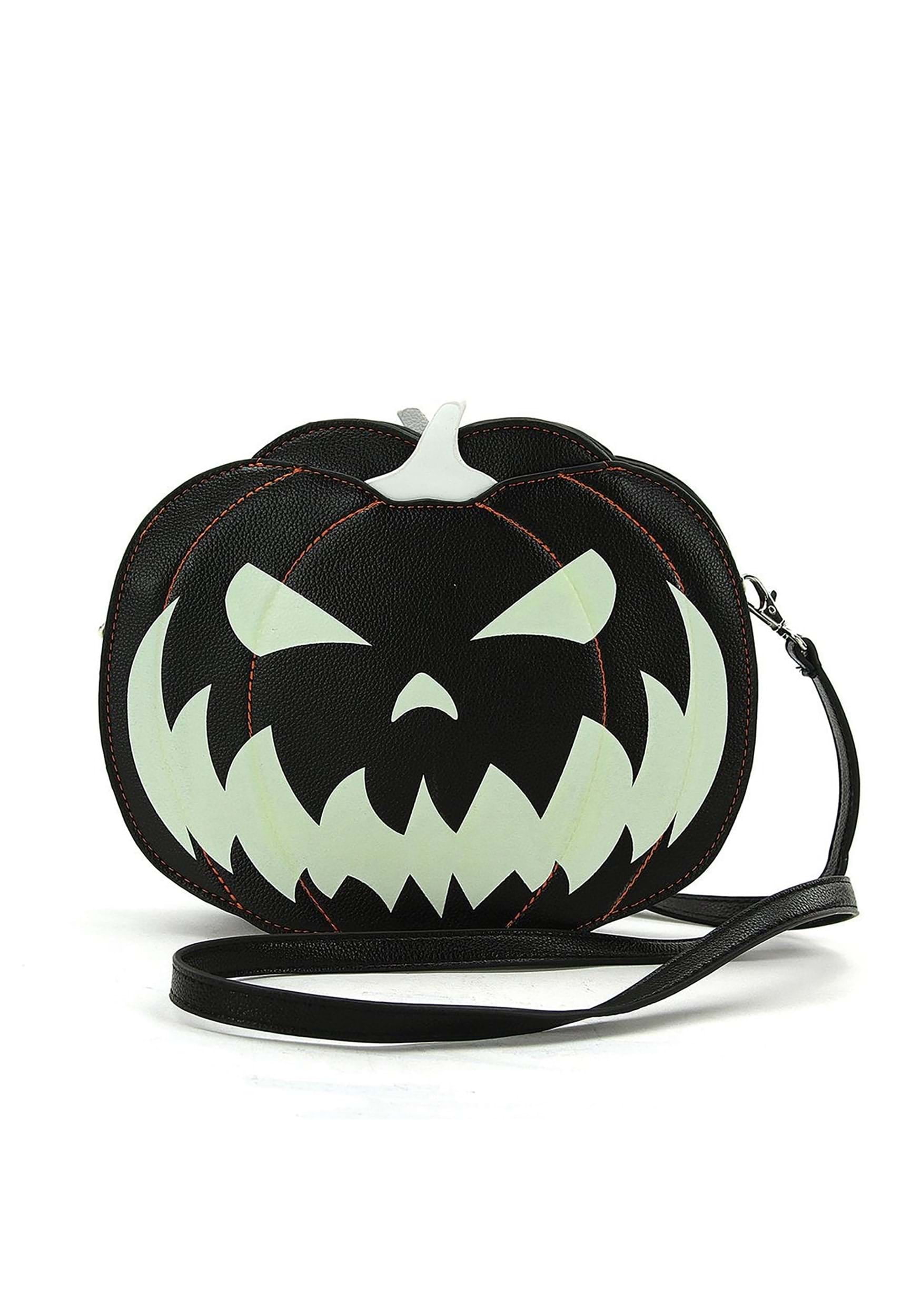 Glow in the Dark Jack-O-Lantern Crossbody Bag - Walmart.com