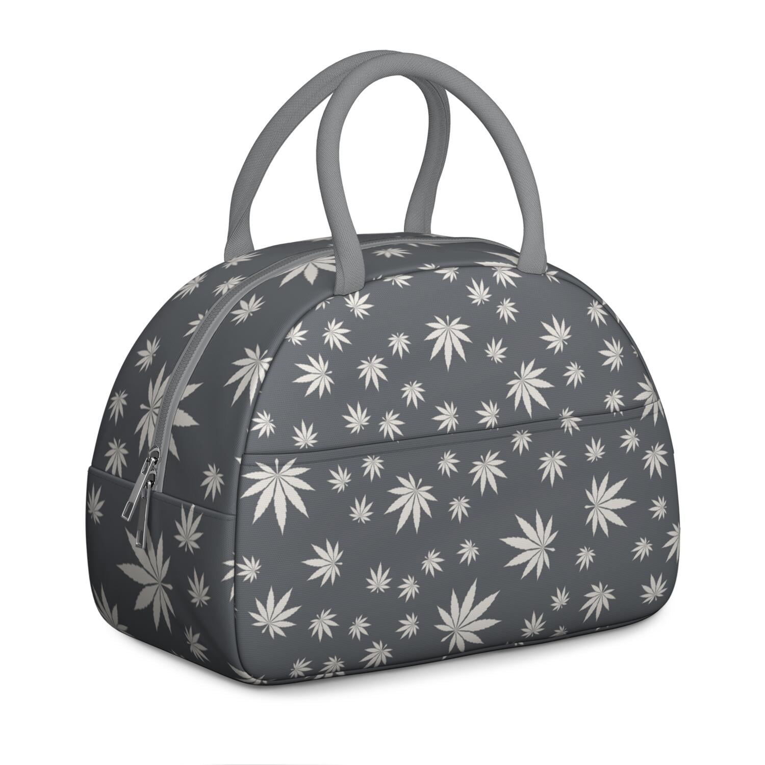 Glow in the Dark Marijuana Leaf Lunch Bag – Neon Weed Leaf Insulated ...