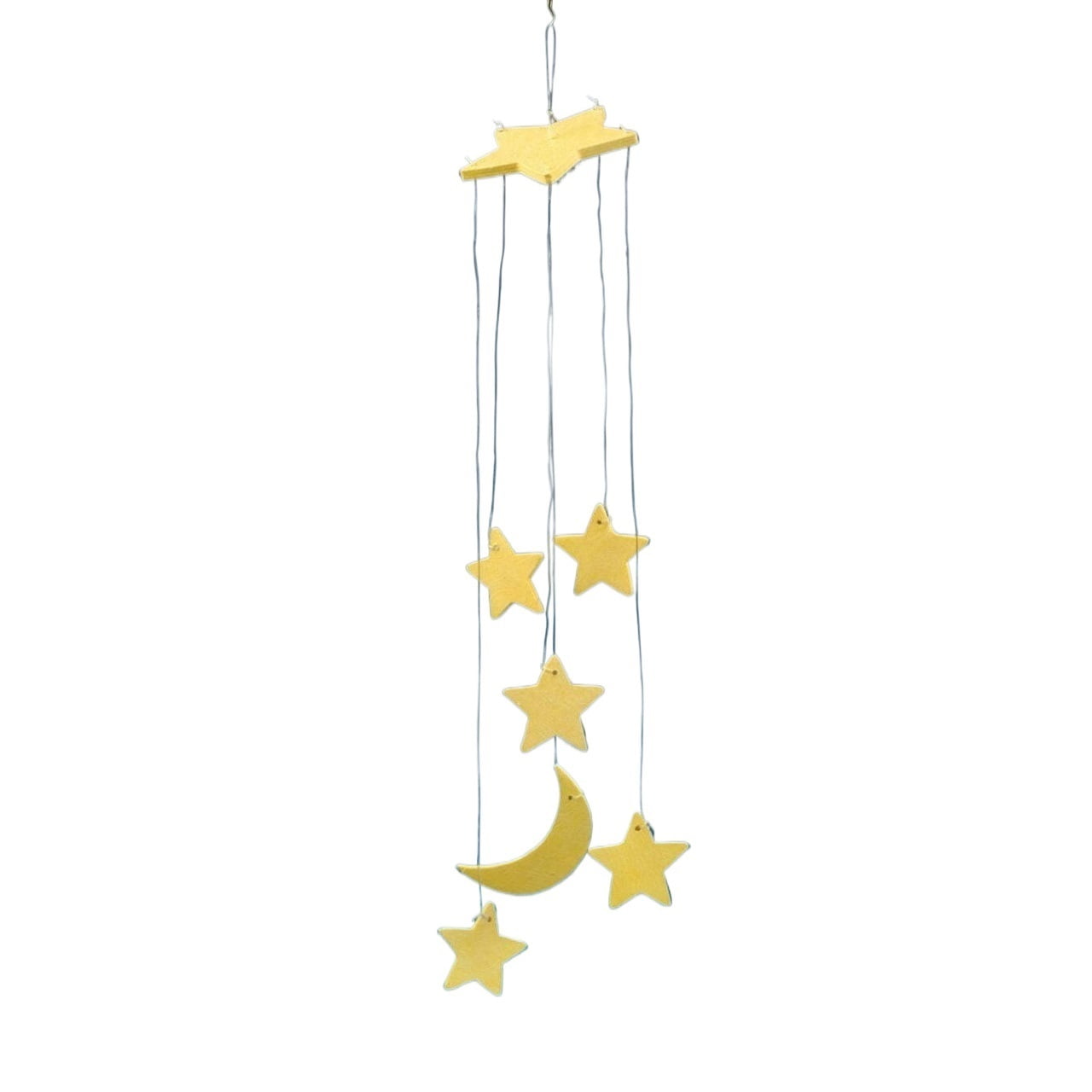 Glow-in the-Dark Moon & Stars Mobile Craft Kit (Pack of 12) Sunshine ...