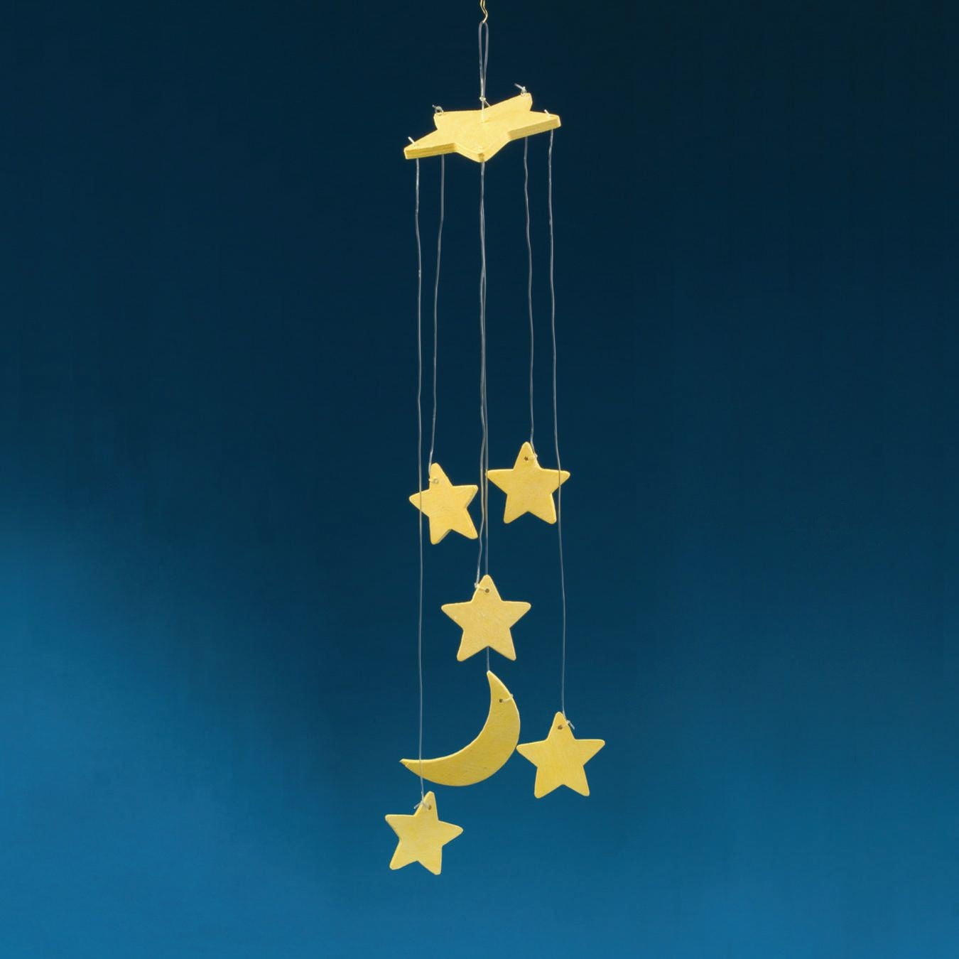 Glow-in the-Dark Moon & Stars Mobile Craft Kit (Pack of 12) - Walmart.com