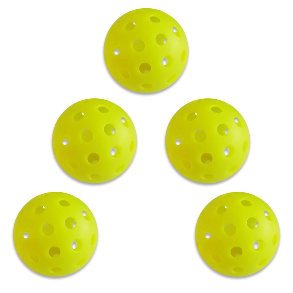 Glow in Dark Pickleballs 5 Pack Perfect for Indoor Pickleball Matches ...