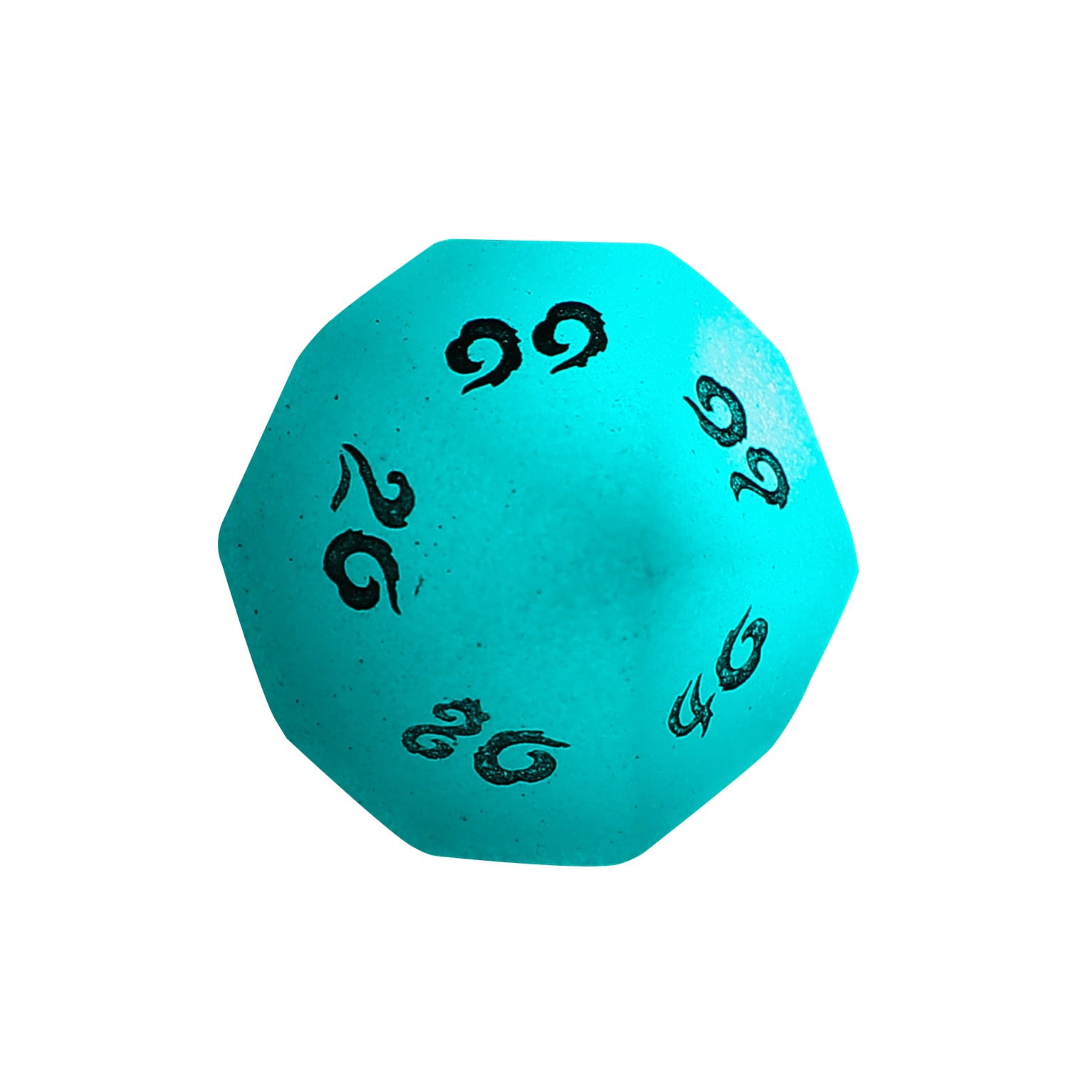 Glow-in-the-Dark Stone Dice Hand-Carved Gemstone Dice D4 D6 D8 D10 D12 ...