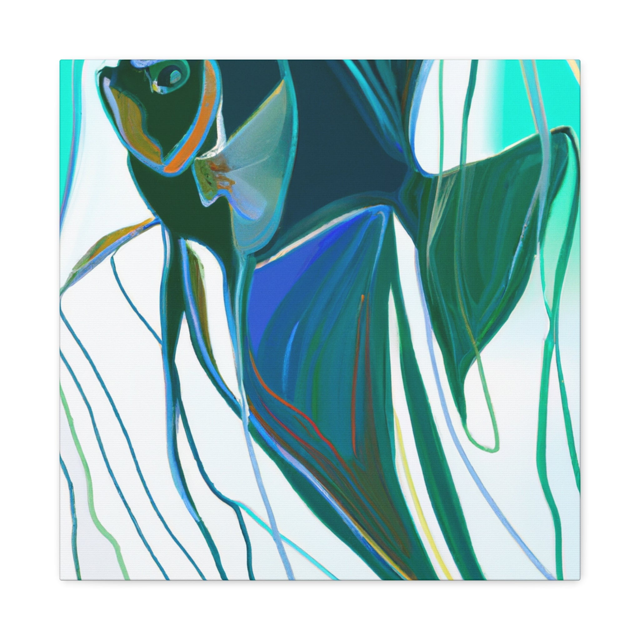 Glow of Angelfish Beauty - Canvas - Walmart.com