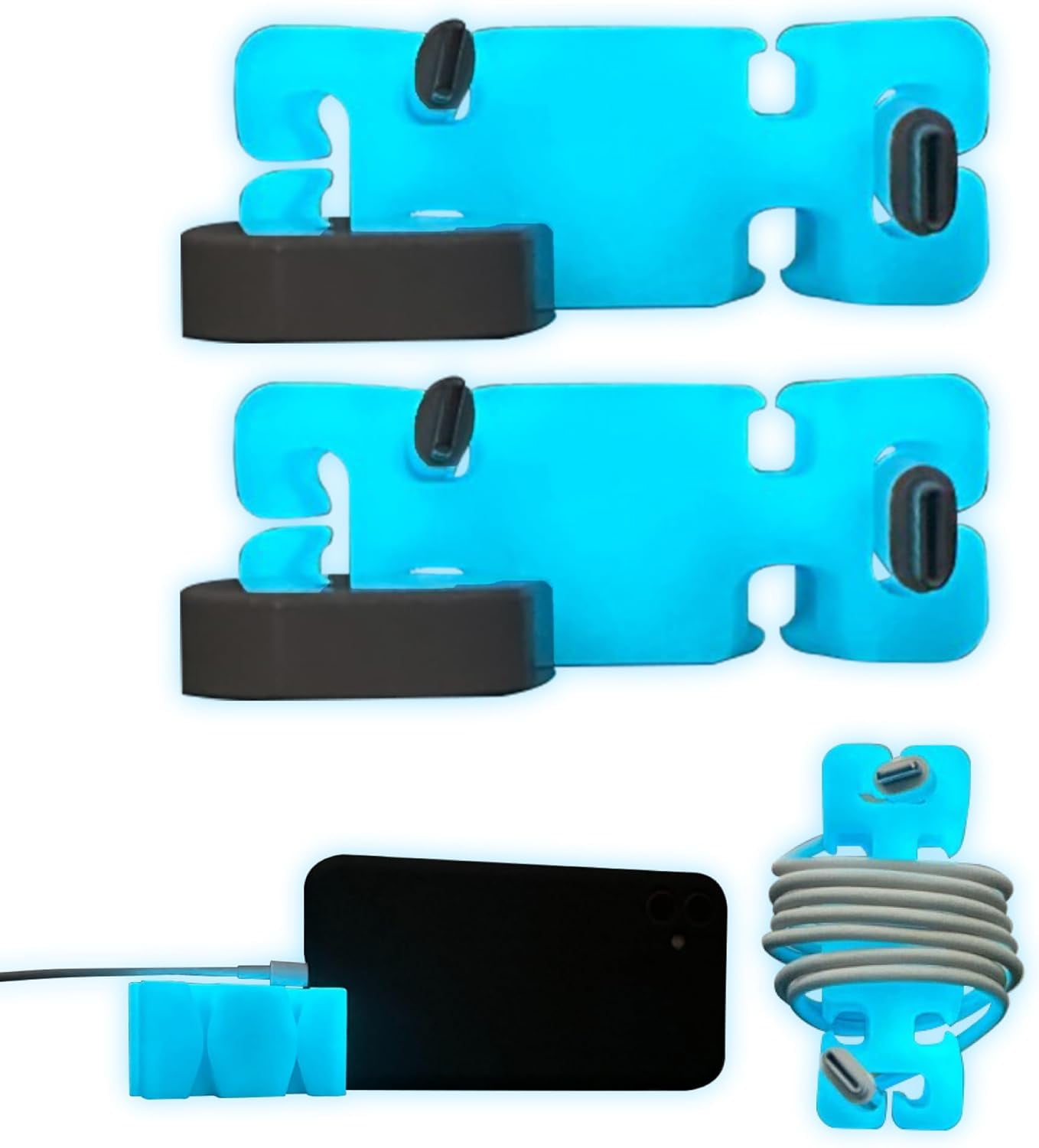 GlowBrick Stocking Stuffers for Adults Cord Management Weighted Cord ...