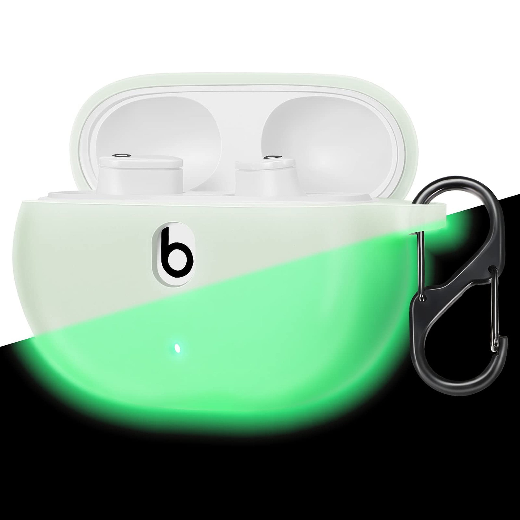 GlowGuard Silicone Case for Beats Studio Buds 2021-2023 with Keychain ...