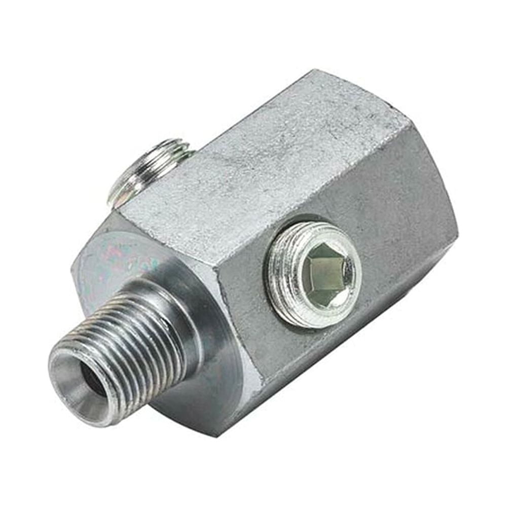 GlowShift 1/8 BSPT Male to 1/8-27 NPT Female Hex Thread Adapter ...