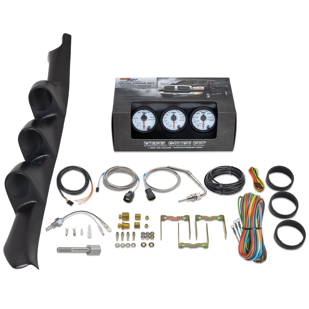 GlowShift | 1995-1998 Chevrolet C/K Triple Pillar Pod with White 7 ...
