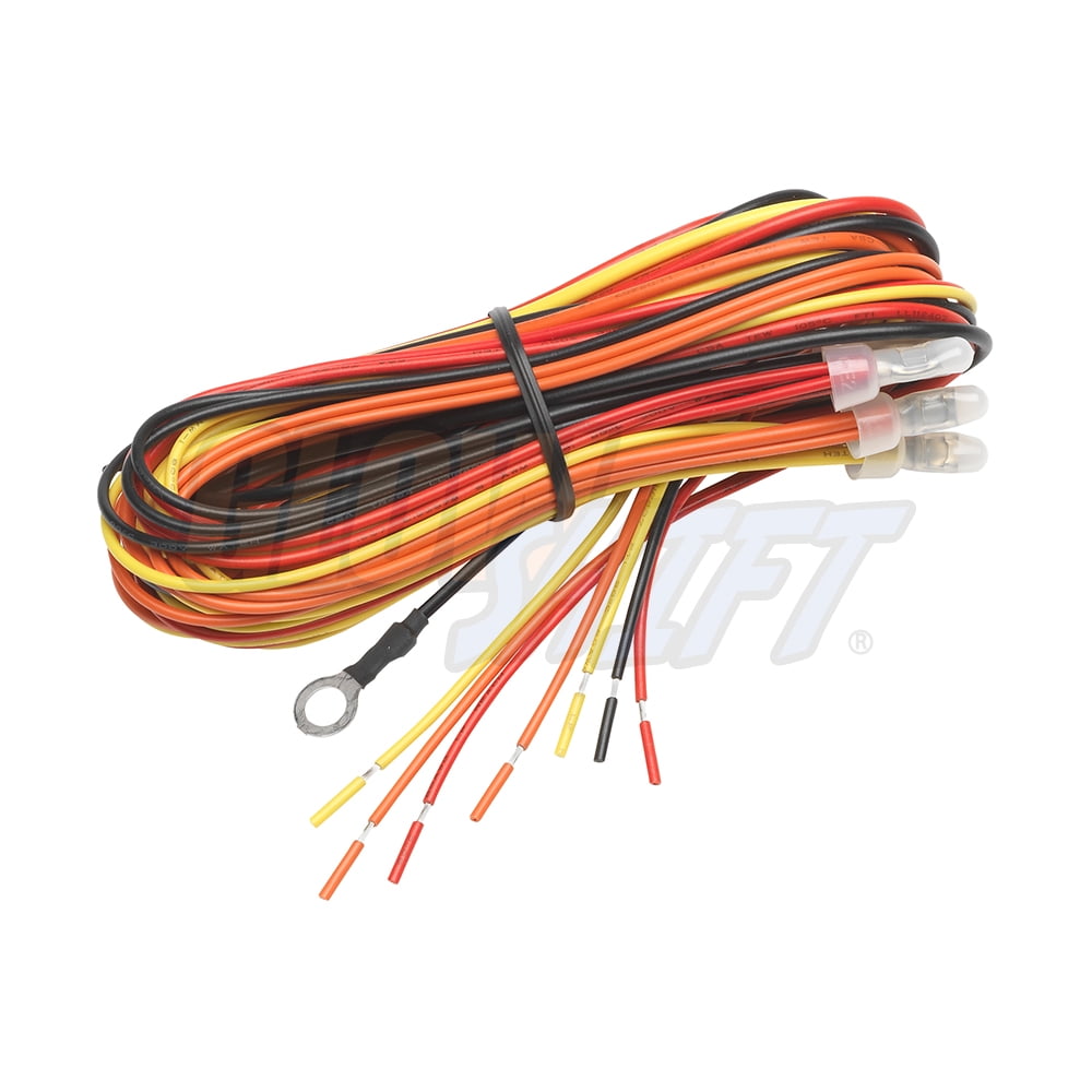 GlowShift | 7 Color Series 3 Gauge Wiring Kit with Power Wires Only ...
