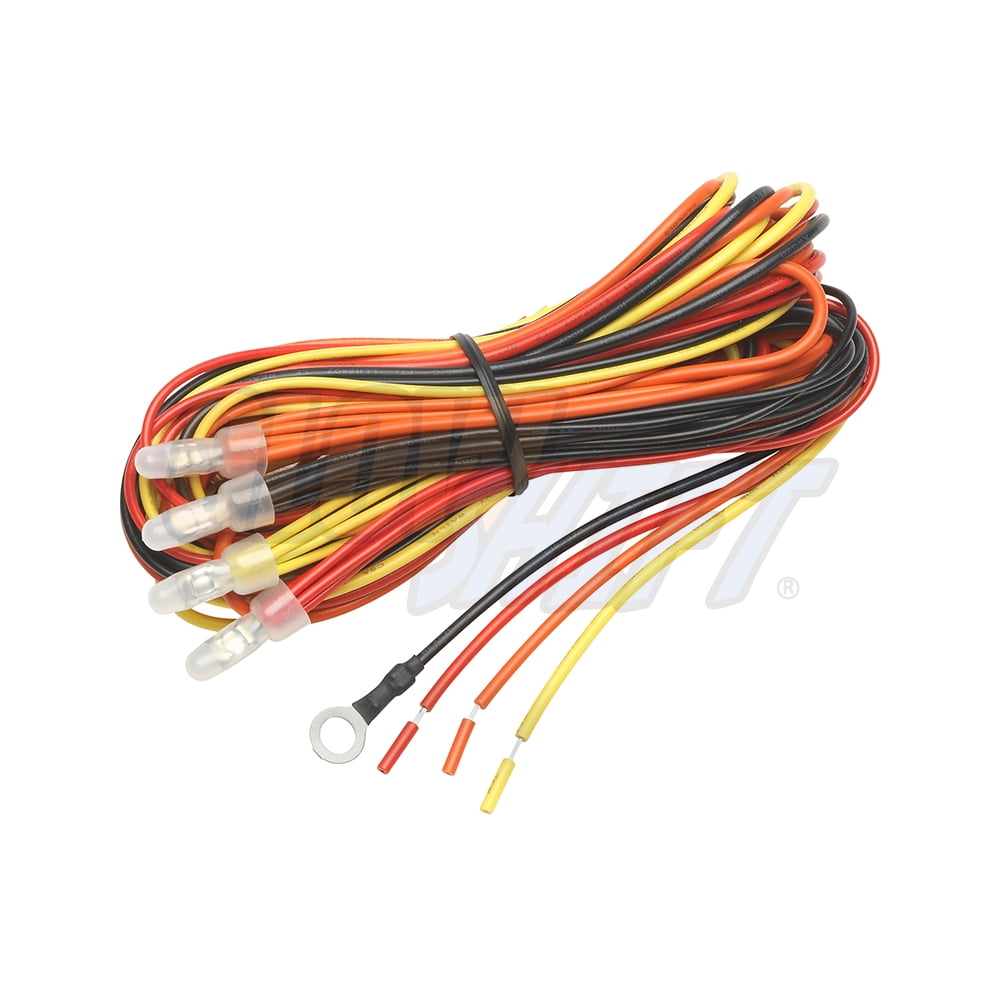 GlowShift | 7 Color Series 4 Gauge Wiring Kit with Power Wires Only ...