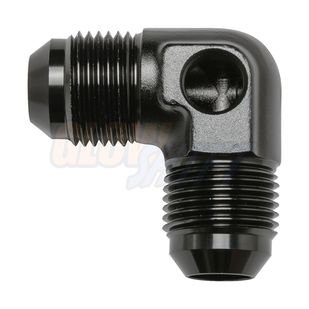 GlowShift 90 Degree -8 AN Male to -8 AN Male Fuel Pressure Sensor ...