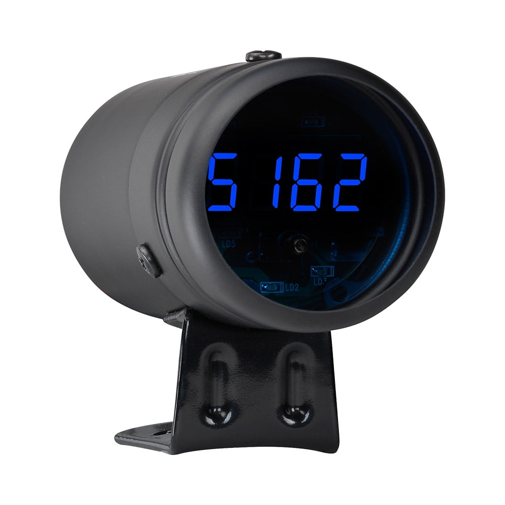GlowShift Black Digital Tachometer & Blue Shift Light - Walmart.com