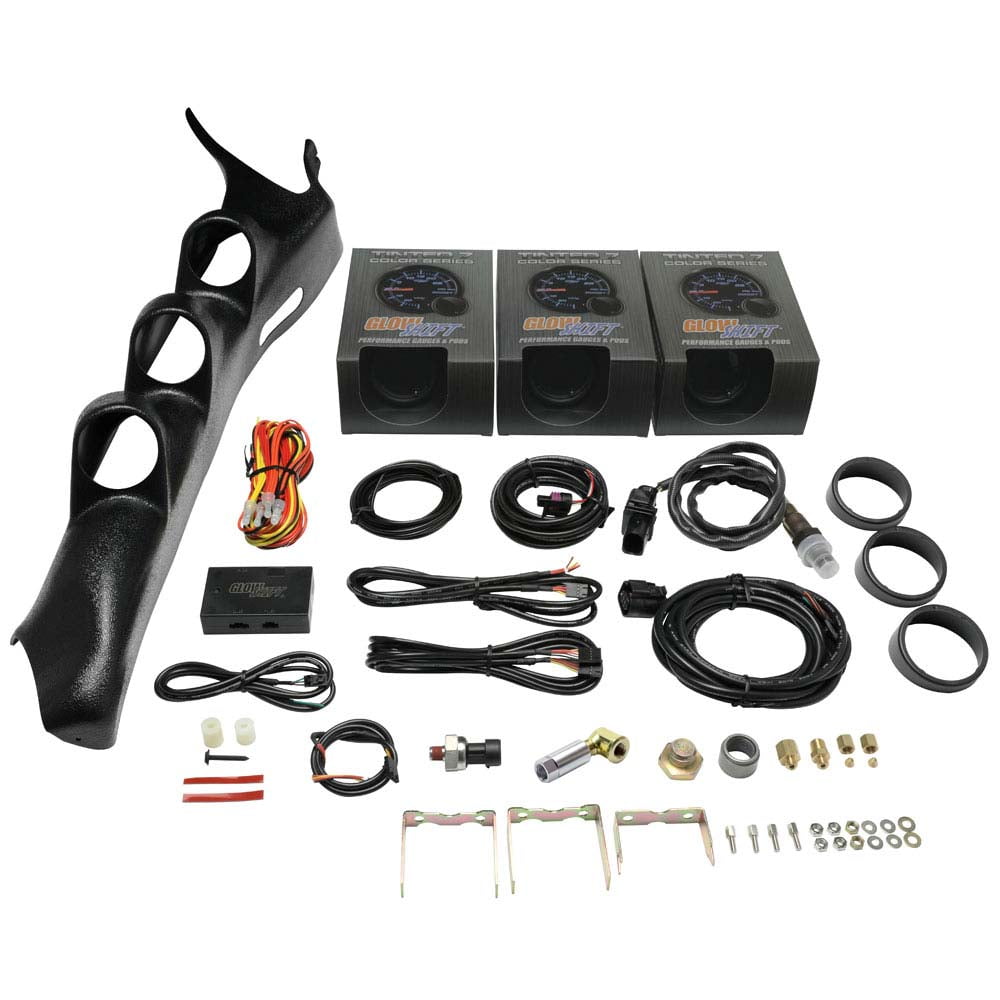 GlowShift | Black Triple Pillar Pod for 1997-2004 5th Gen Chevy ...