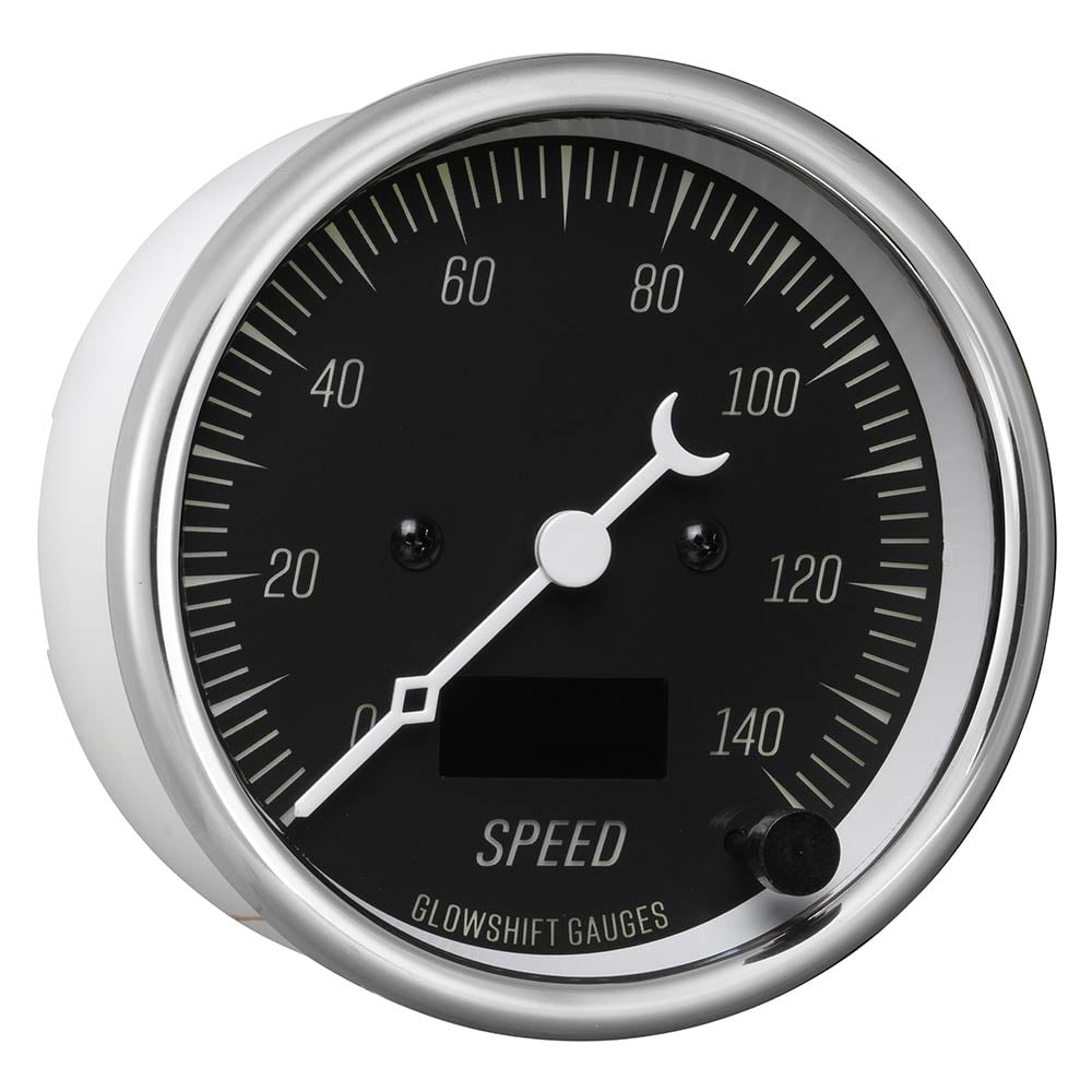 GlowShift | Classic Series Black 3-3/8" (85mm) Electronic MPH ...