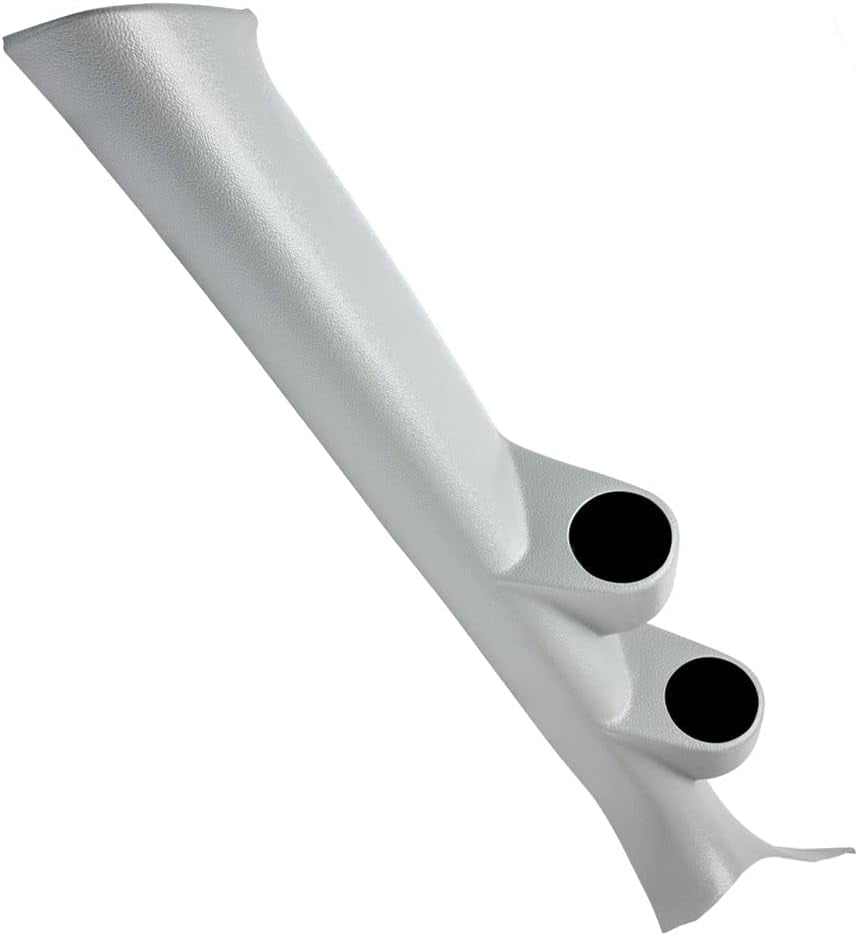 GlowShift Gray Full Size Dual Pillar Gauge Pod Compatible with ...