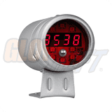 GlowShift Silver Digital Tachometer & Red Shift Light - Walmart.com