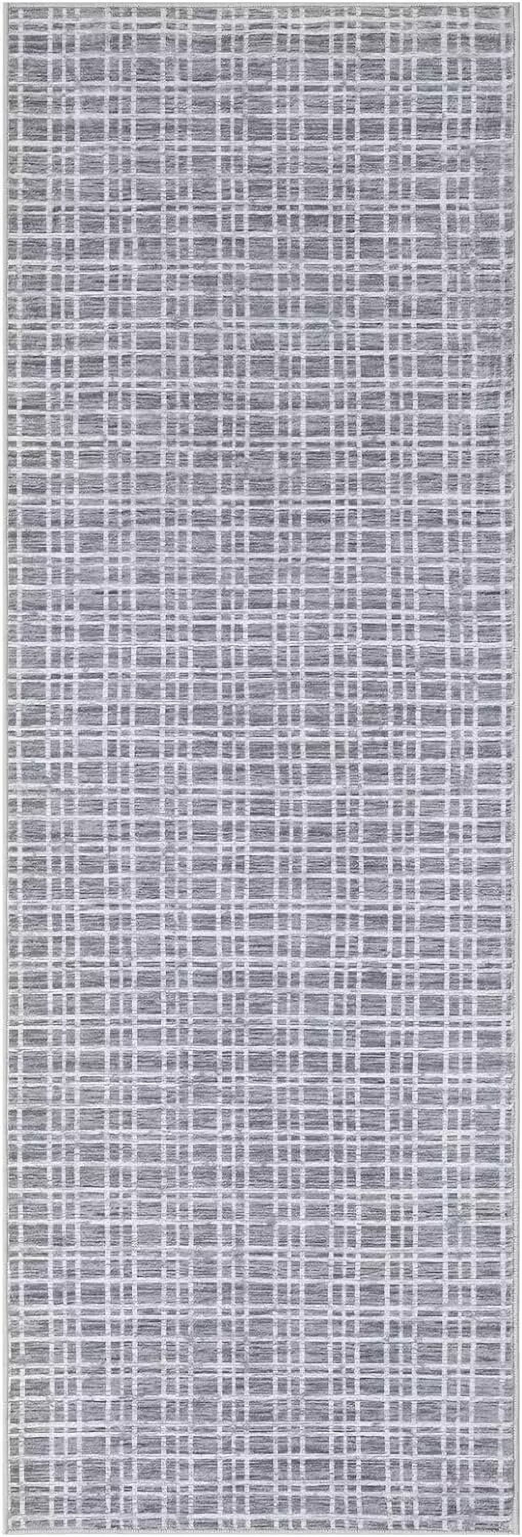GlowSol 2' x 6' Kitchen Runner Rug Farmhouse Plaid Checkered Rug ...