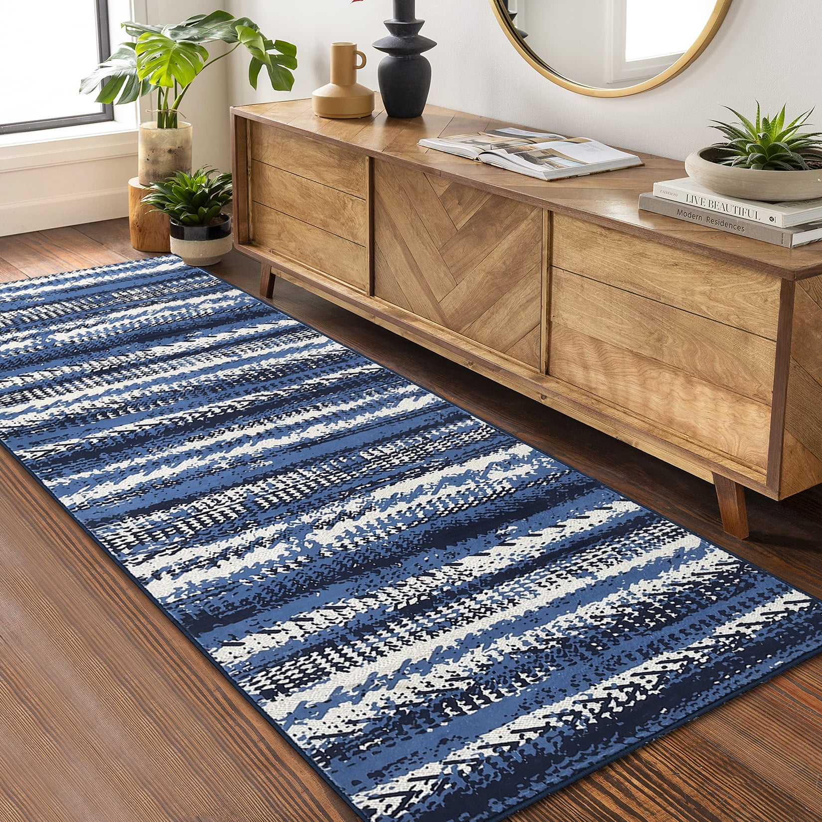 GlowSol 2' x 6' Long Hallway Runner Rug Machine Washable Runner Rug ...