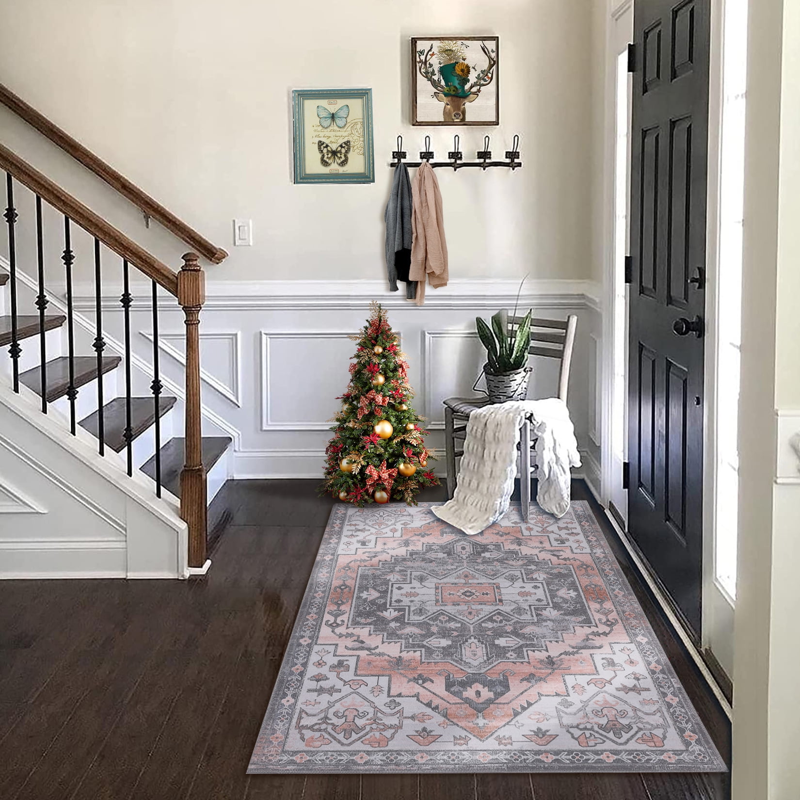 GlowSol 2' x 6' Moroccan Kitchen Runner Rug Vintage Medallion Rug ...