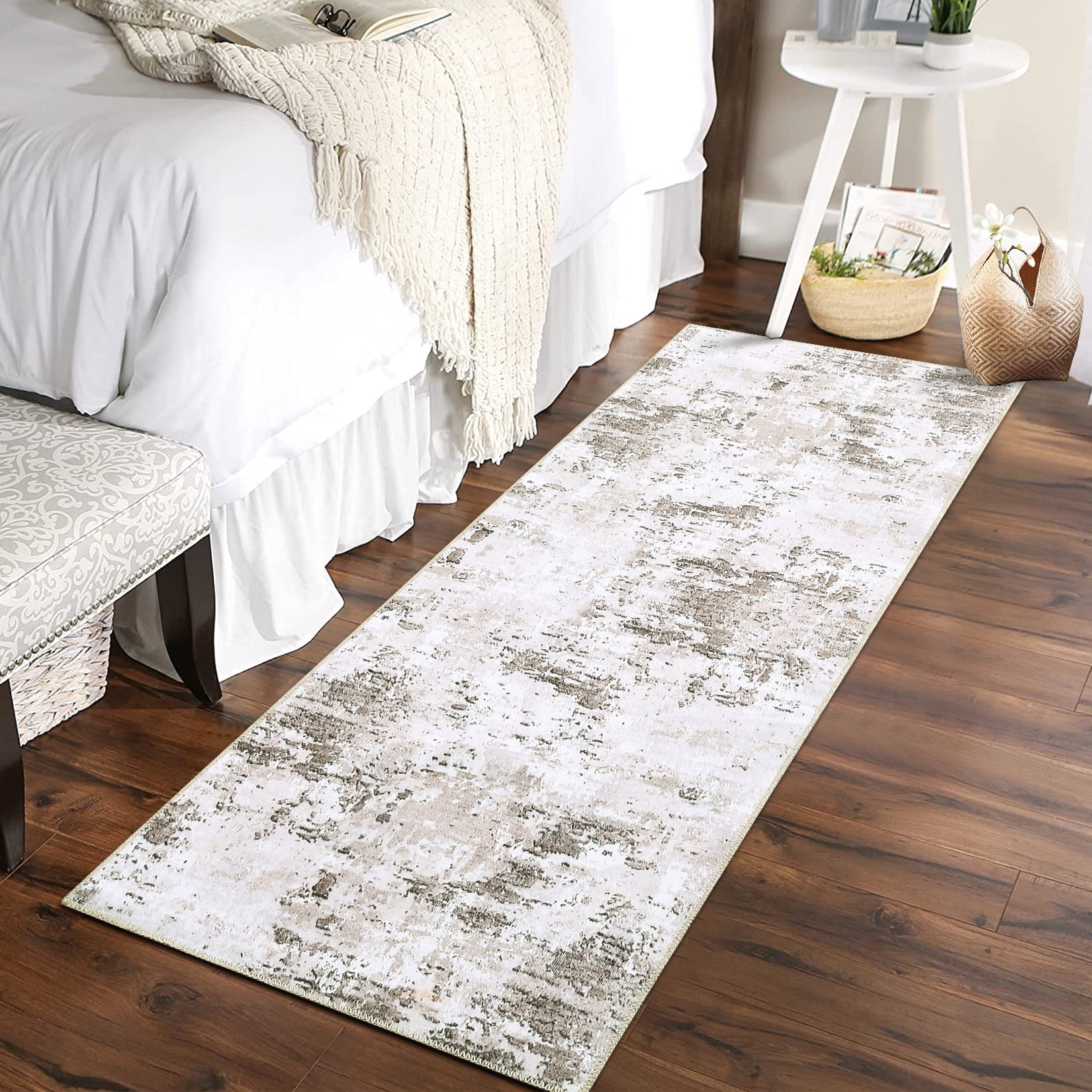 GlowSol 2' x 8' Kitchen Runner Rug Modern Abstract Rug Indoor Washable ...