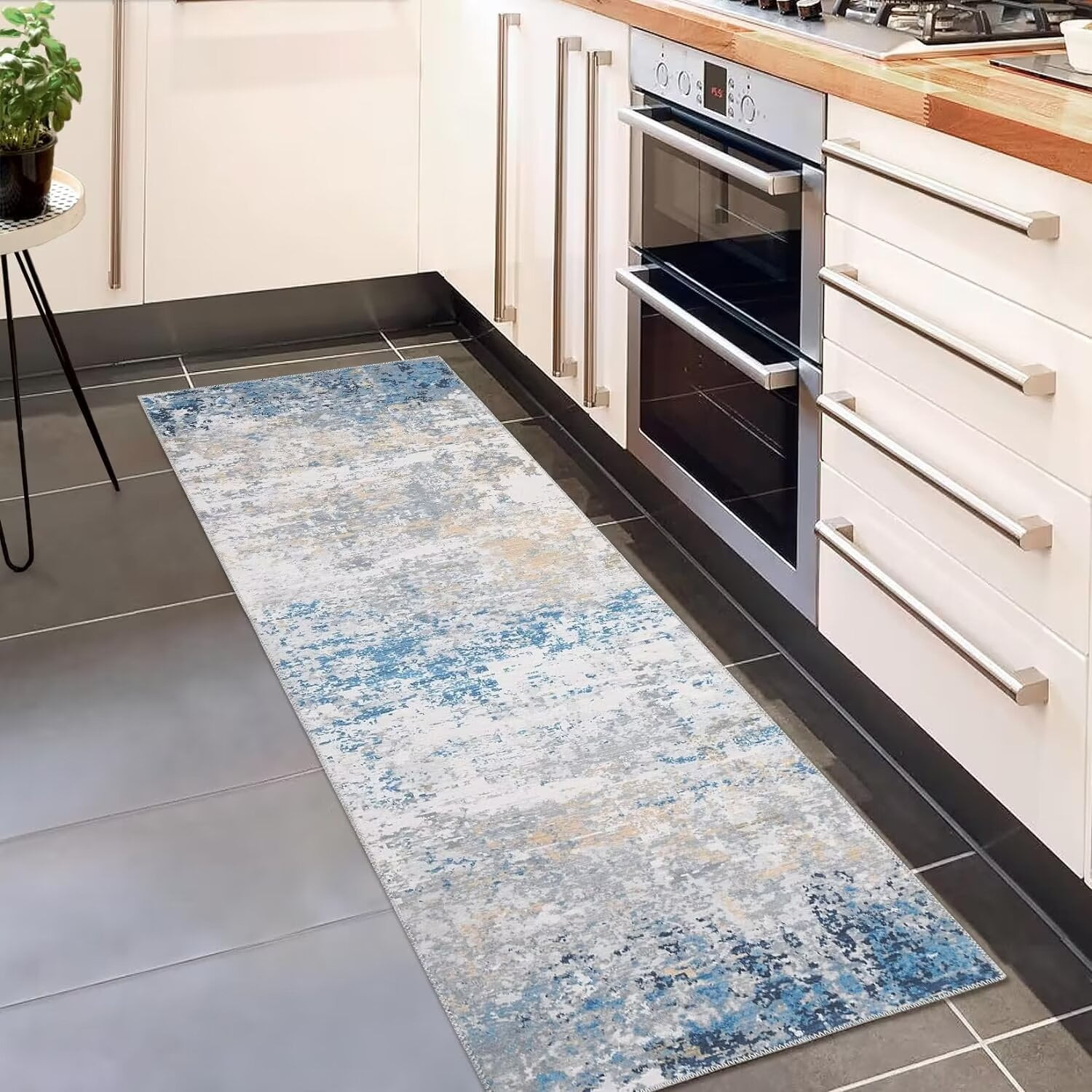 GlowSol 2'x6' Long Runner Rug Abstract Runner Rugs Kitchen Hallway ...