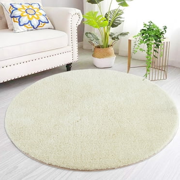 HemingWeigh Fuzzy Area Rug - 9 Fluffy Carpet Tiles For Kids Plush ...