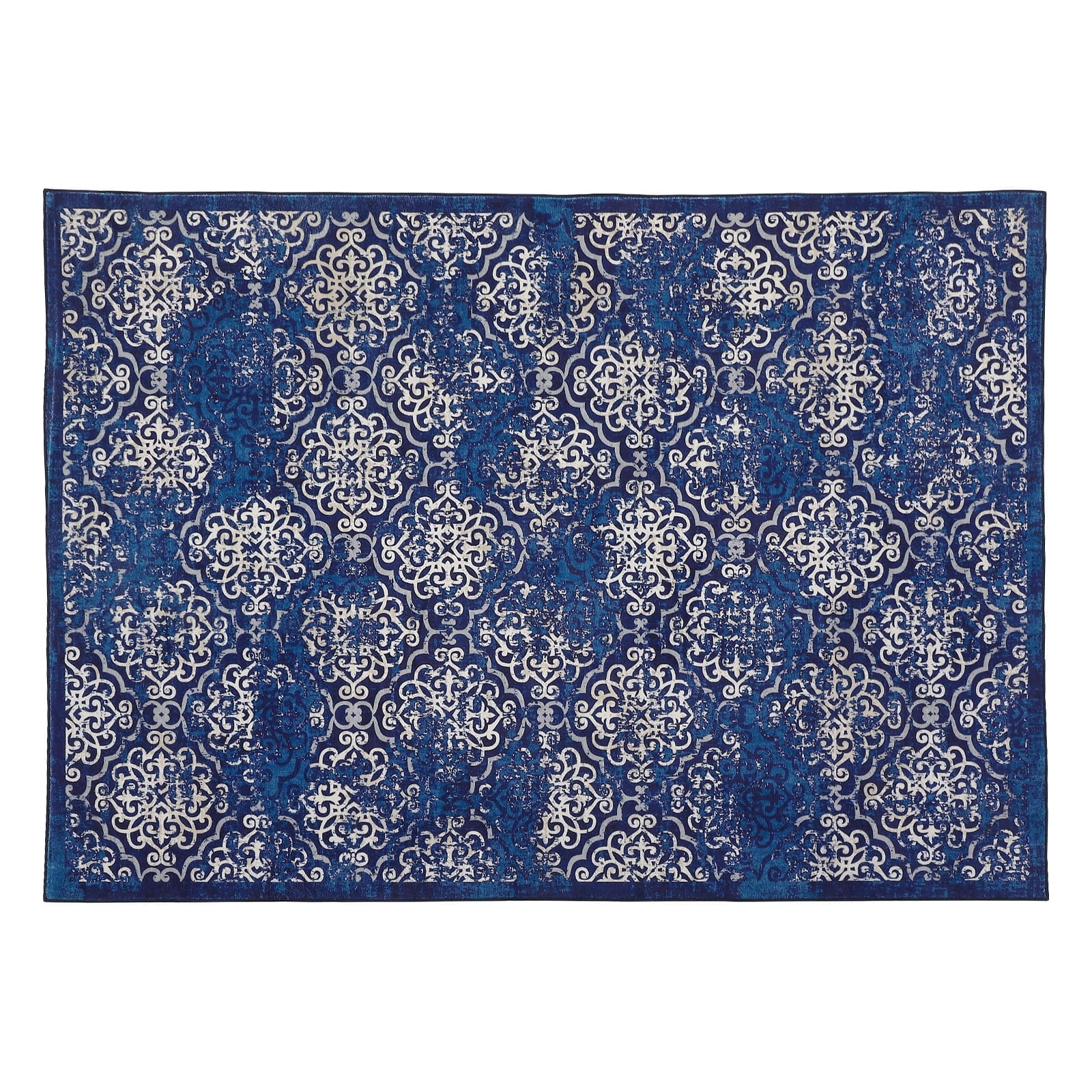 GlowSol 9'x12' Large Area Rug Farmhouse Floral Rug Carpet Soft Foldable ...
