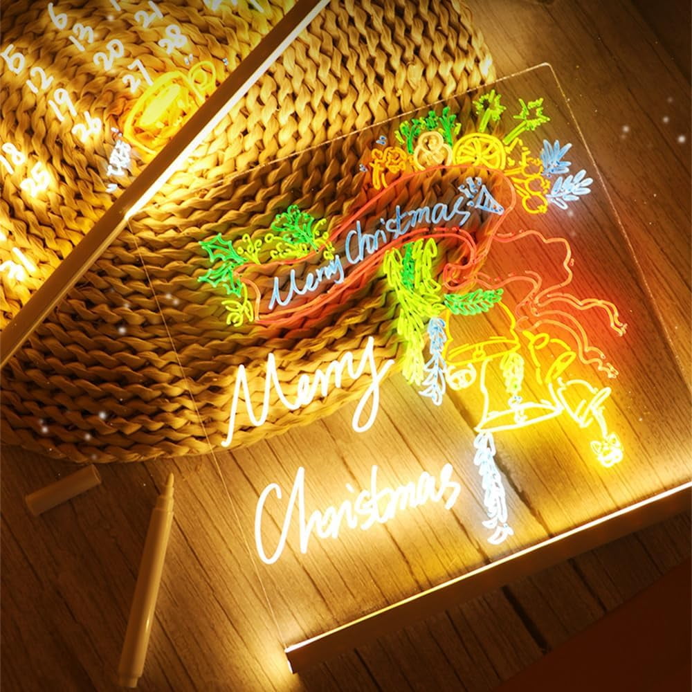Glowing Acrylic Message Board with Colors - Walmart.com