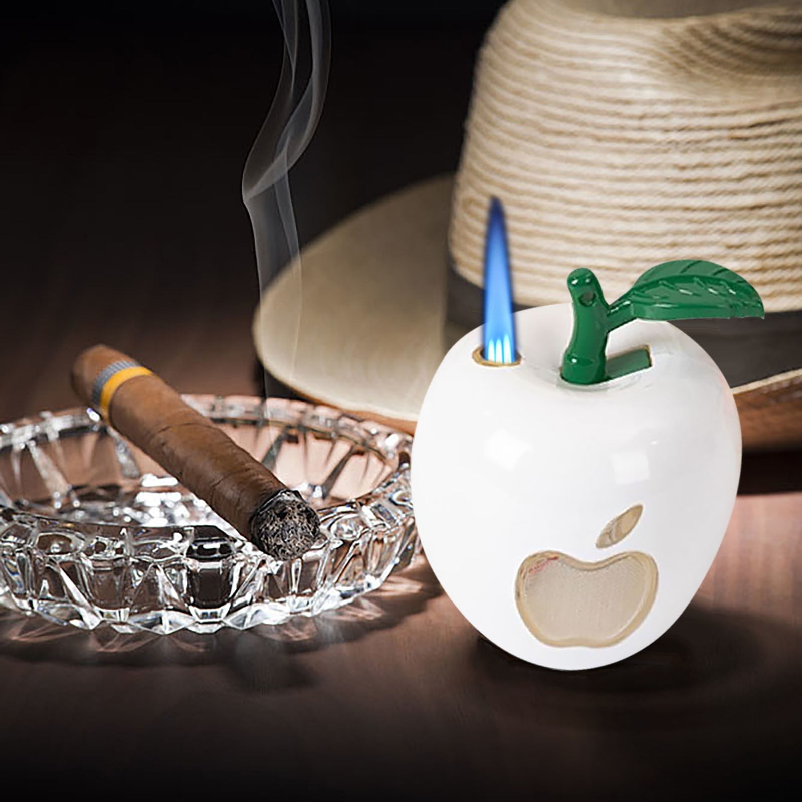 Glowing Appless Lighter Inflatable Flash Lighter Christmas Eve Gift ...