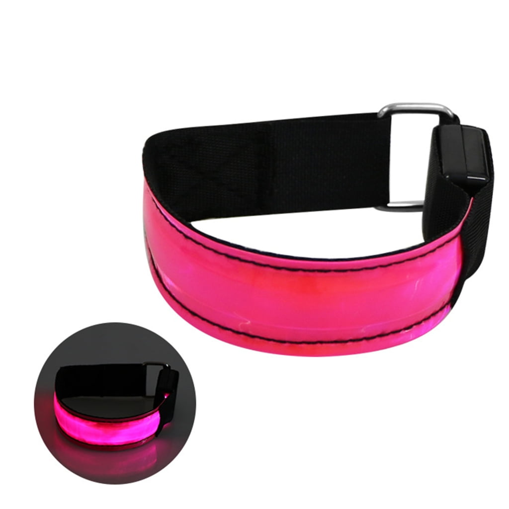 Glowing Arm Strap With Fiber Optics Lights Water Proof Armband For ...