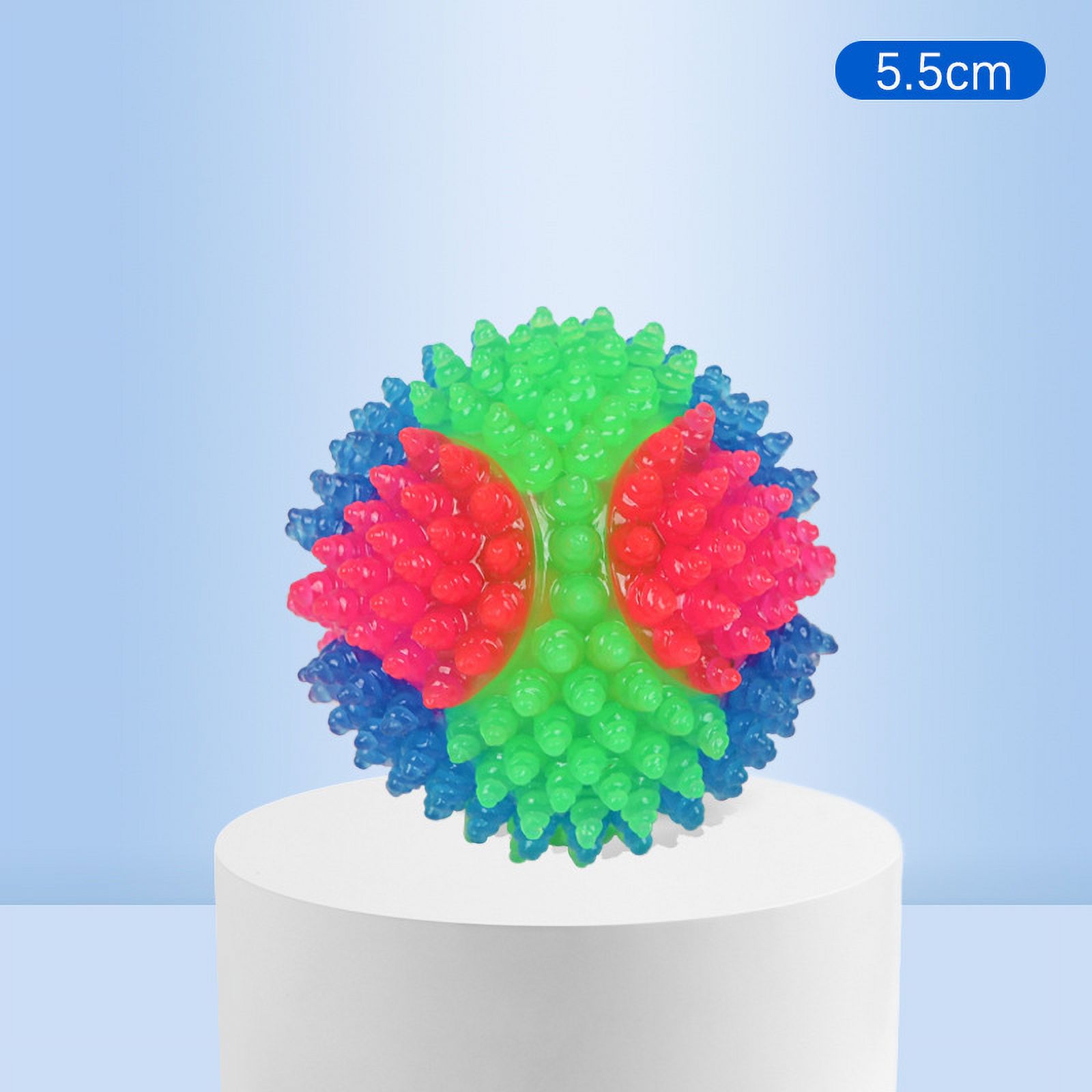 Glowing Ball Dog Toy LED Dog Balls Flashing Elastic Ball Molar Ball Pet ...