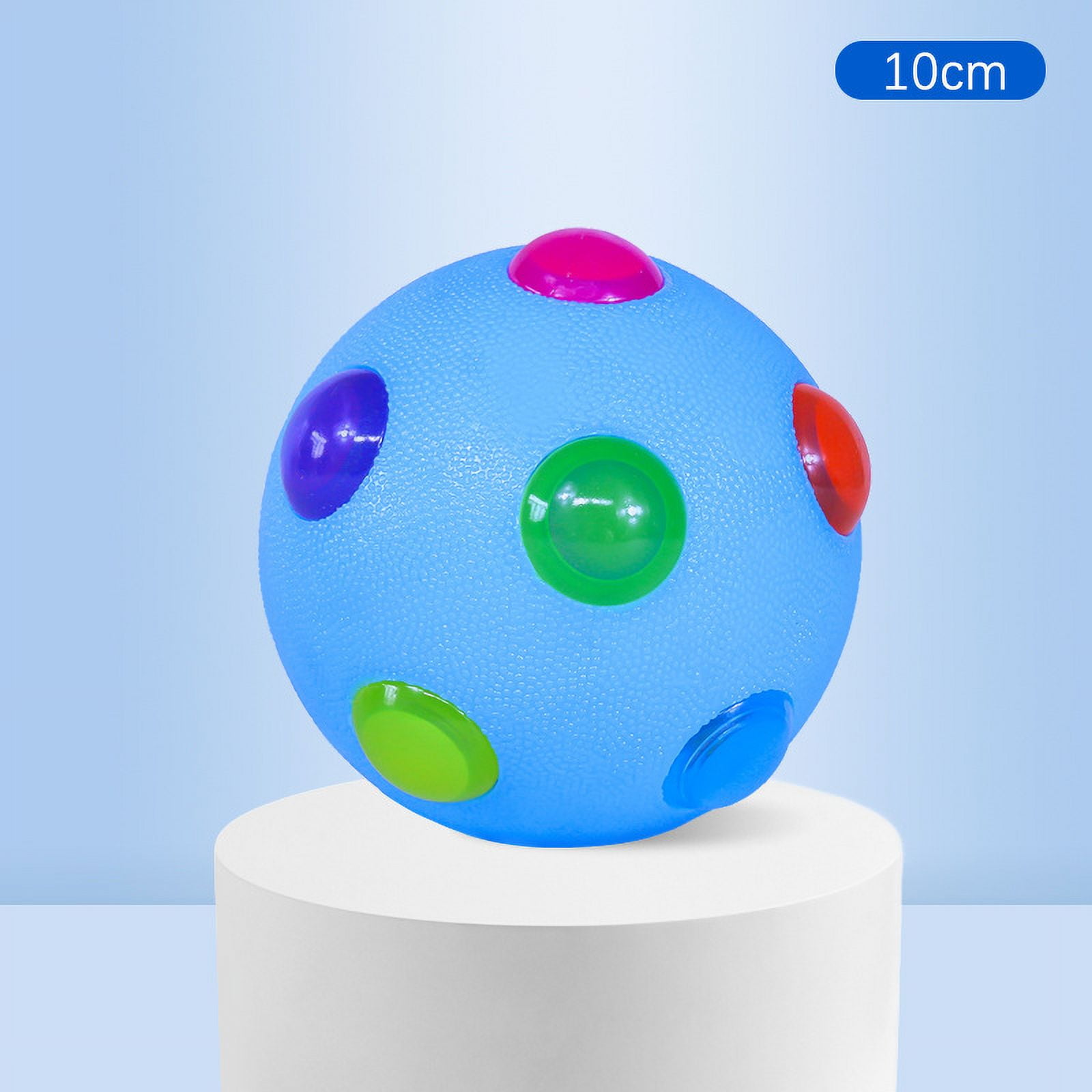 Glowing Ball Dog Toy LED Dog Balls Flashing Elastic Ball Molar Ball Pet ...