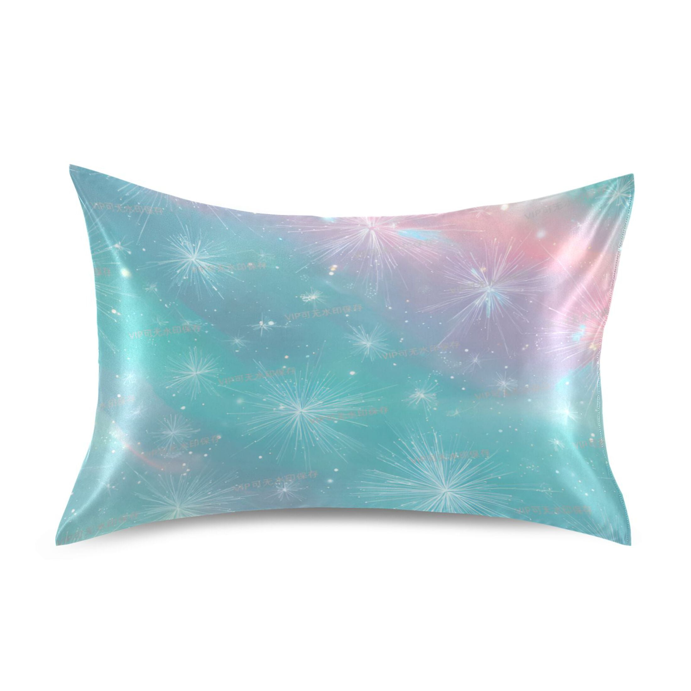 Glowing Crystals Candy Colored Aurora Satin Pillowcase Envelope Design ...
