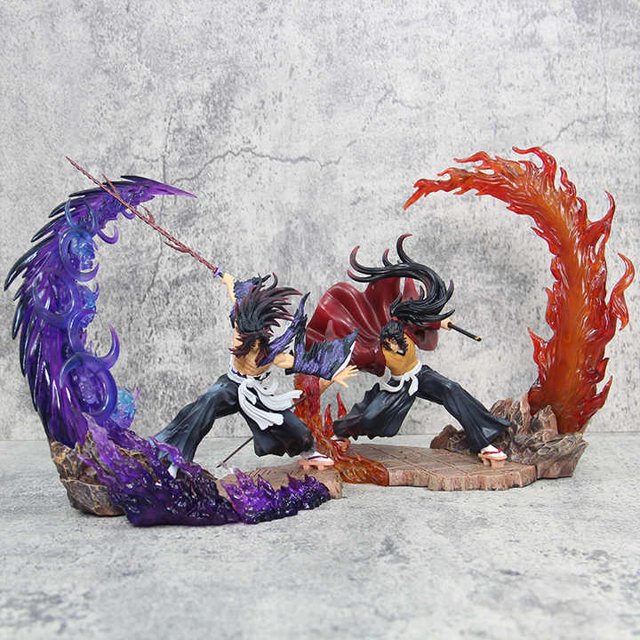 Glowing Demon Slayer Figure Wholesale Anime Pvc Resin Statue with Color ...