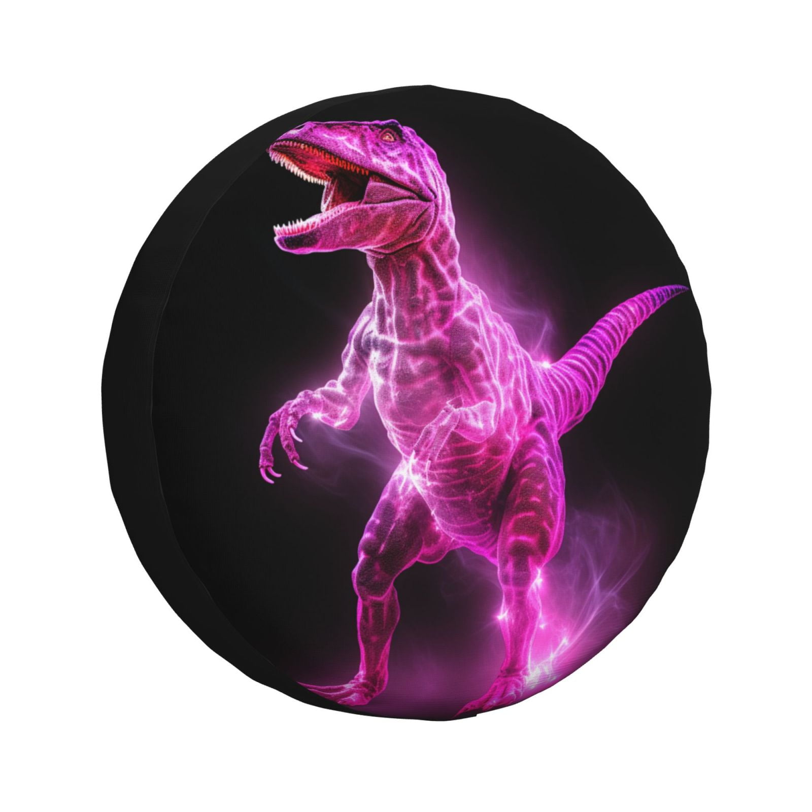 Glowing Dinosaur Spare Tire Cover Weatherproof Wheel Camper Protectors ...