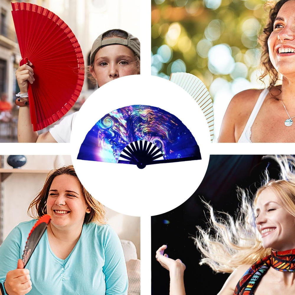 Glowing Fan | Exquisite Chinese Craft Kung Fu Tai Chi Light-Up Fan ...