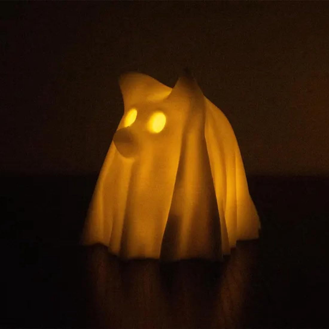 Glowing Ghost Dog, Ghost Dogs with LED Tea Lights, Halloween Home Decor ...