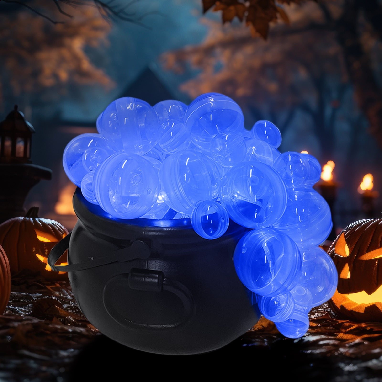 Glowing Halloween Witches Cauldron Set, Easy DIY Light-Up Bubble ...