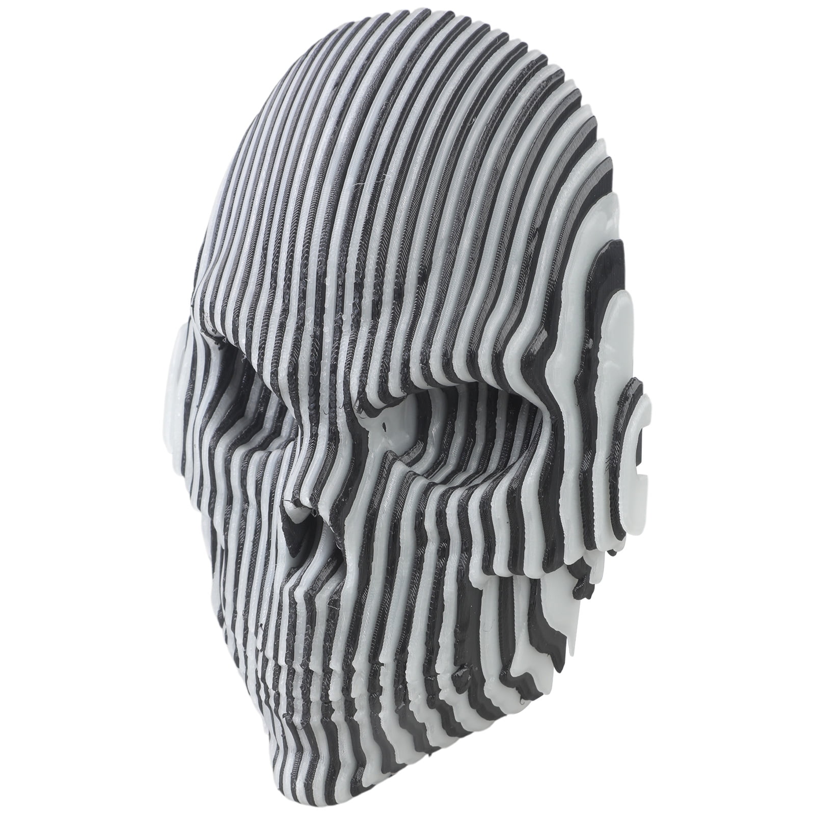 Glowing In Dark Flexible Printed Skull Decors With Two Color Vertical ...