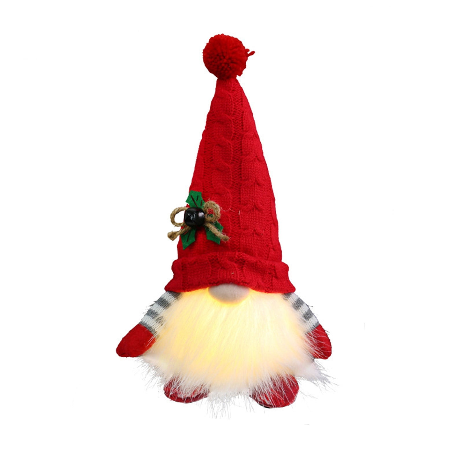 Glowing Knitted Hat Faceless Doll, Christmas Gnome Ornament, Kids-Loved ...