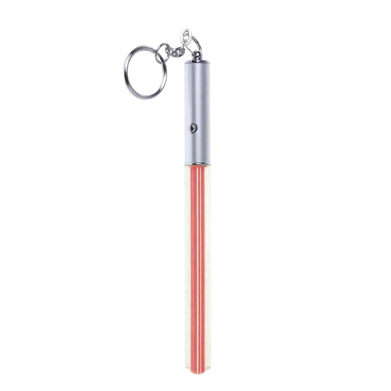 Glowing Light Up Saber Keychains Party Light Stick Mini Lightsaber ...